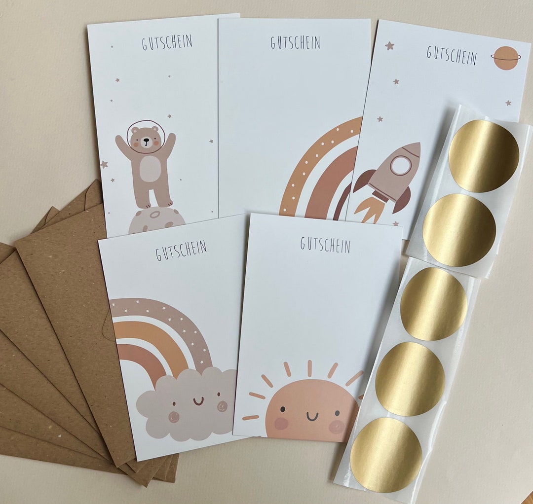 5 Children's Scratch Cards to Write on Yourself Scratch Card for Your ...