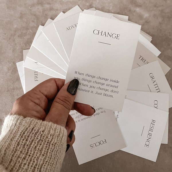 Intention Cards - Etsy