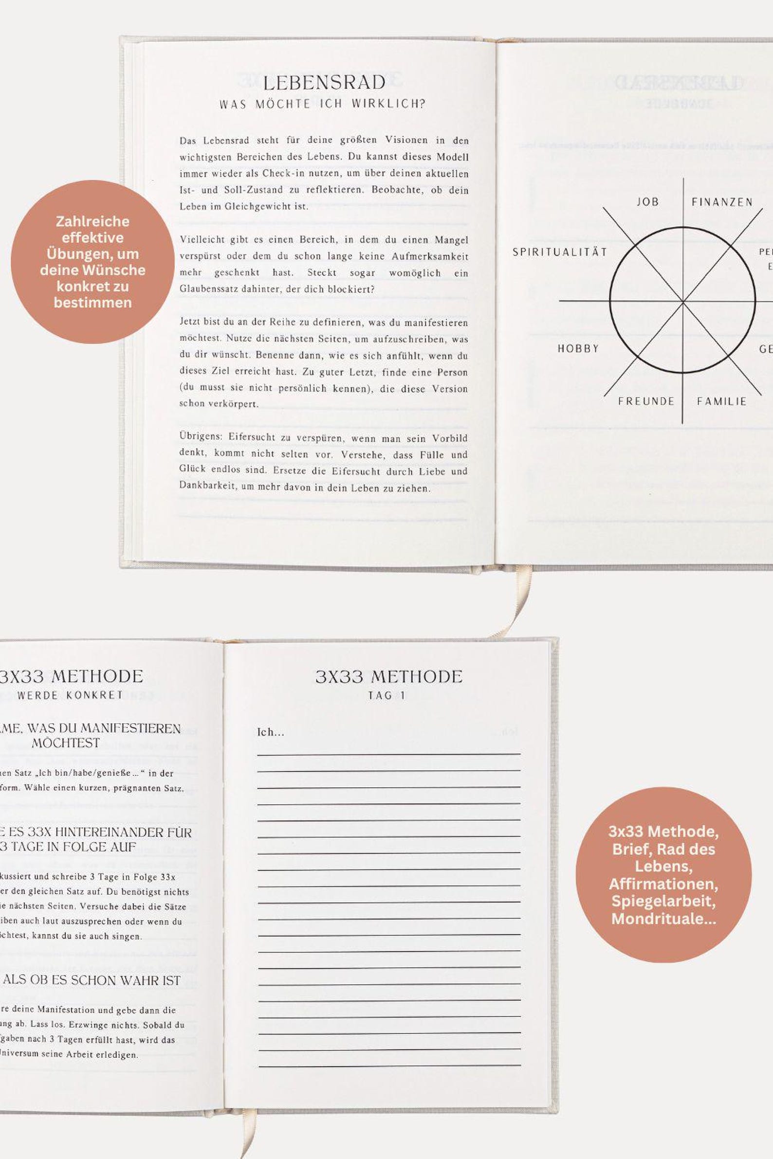 THE LIFE BARN Manifestation Journal Diary Law of Attraction German - Etsy
