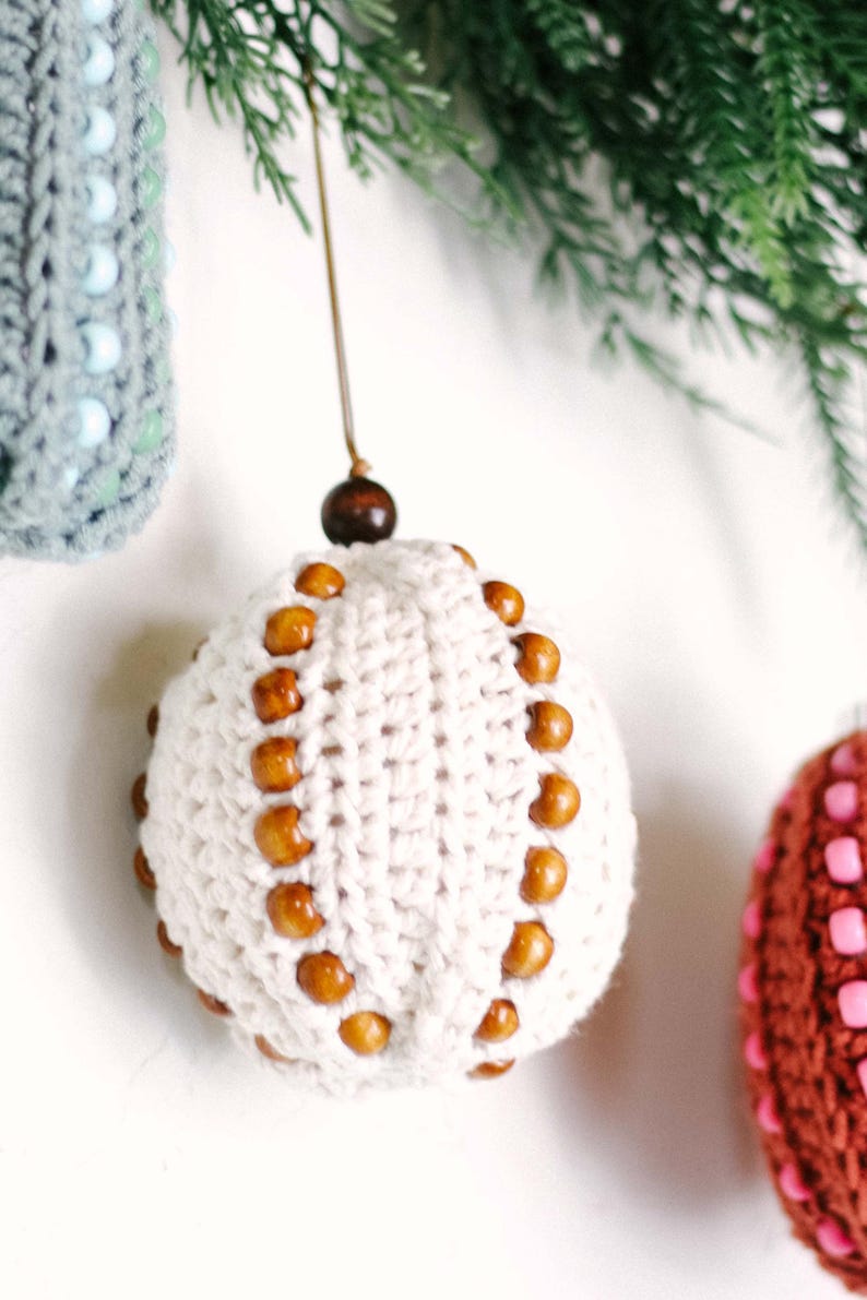 Crochet PATTERN & VIDEO / Crochet Christmas Ornament Pattern /holiday ...