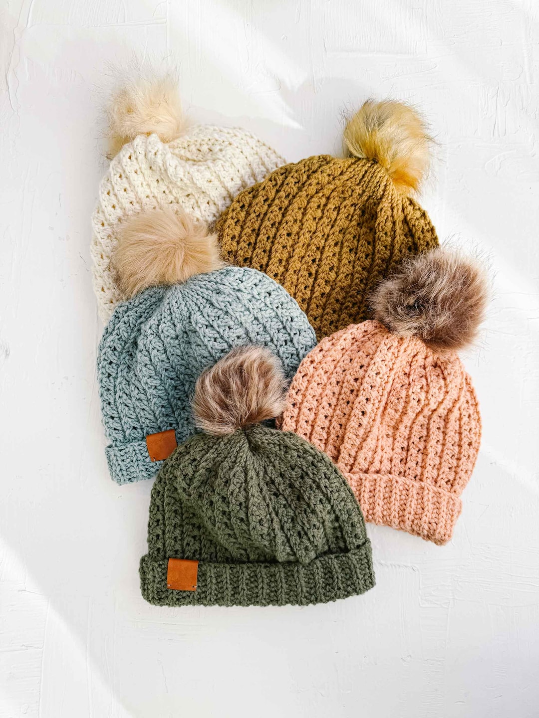 CROCHET PATTERN / Quick Crochet Beanie / Easy Double Crochet Hat / Men ...