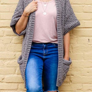 Crochet Pattern / C2C Crochet Cardigan / Rectangle Cardigan / Easy ...