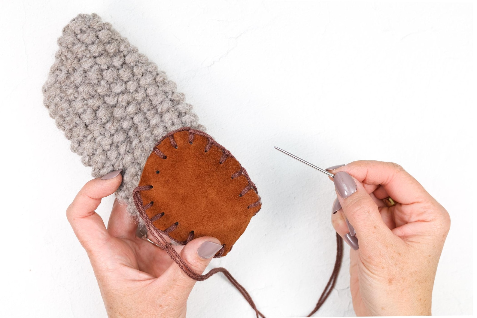 Knitting Pattern / Beginner Knit Slippers From Two Knit Rectangles ...