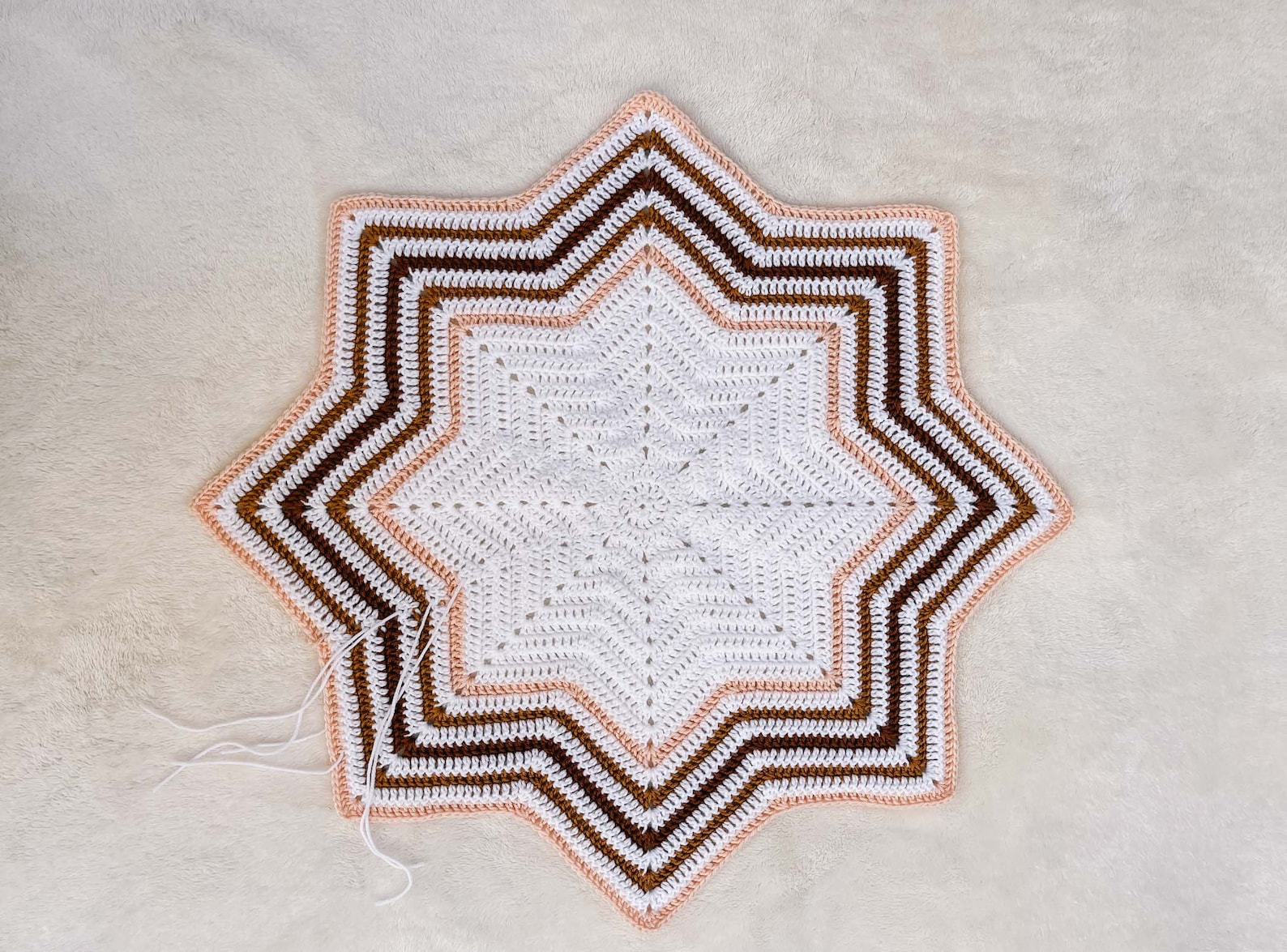 Crochet Pattern / 8 Point Star Blanket / Star Baby Blanket / Minimalist ...