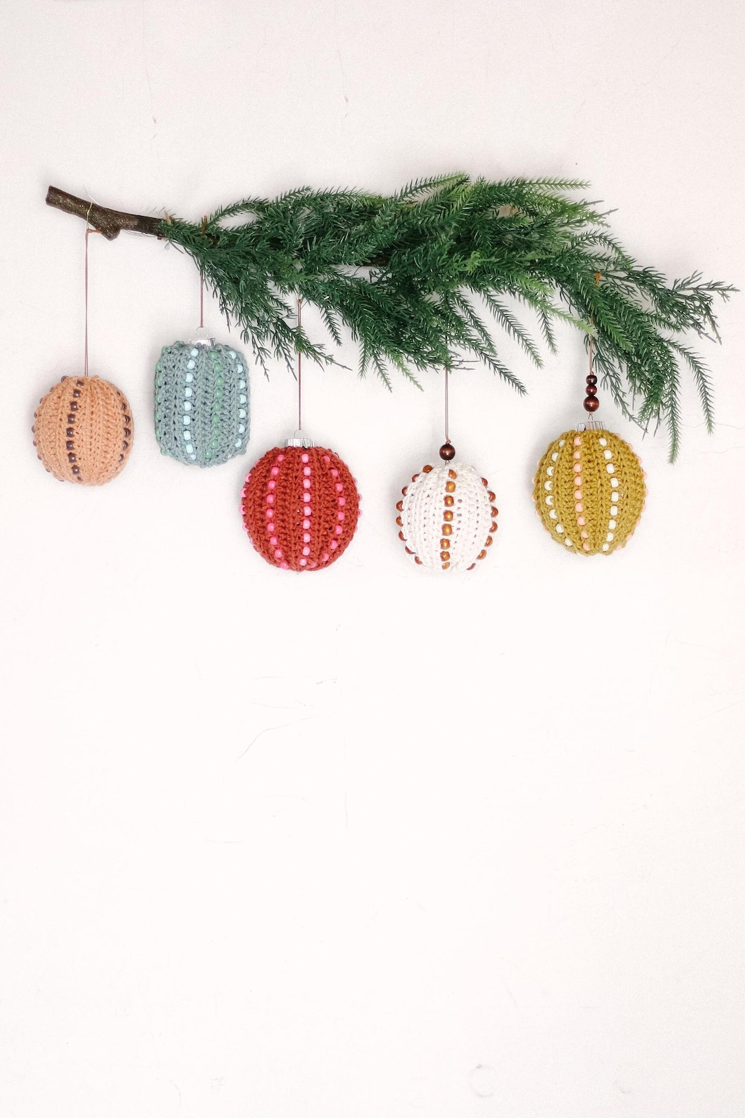 Crochet PATTERN & VIDEO / Crochet Christmas Ornament Pattern /holiday ...