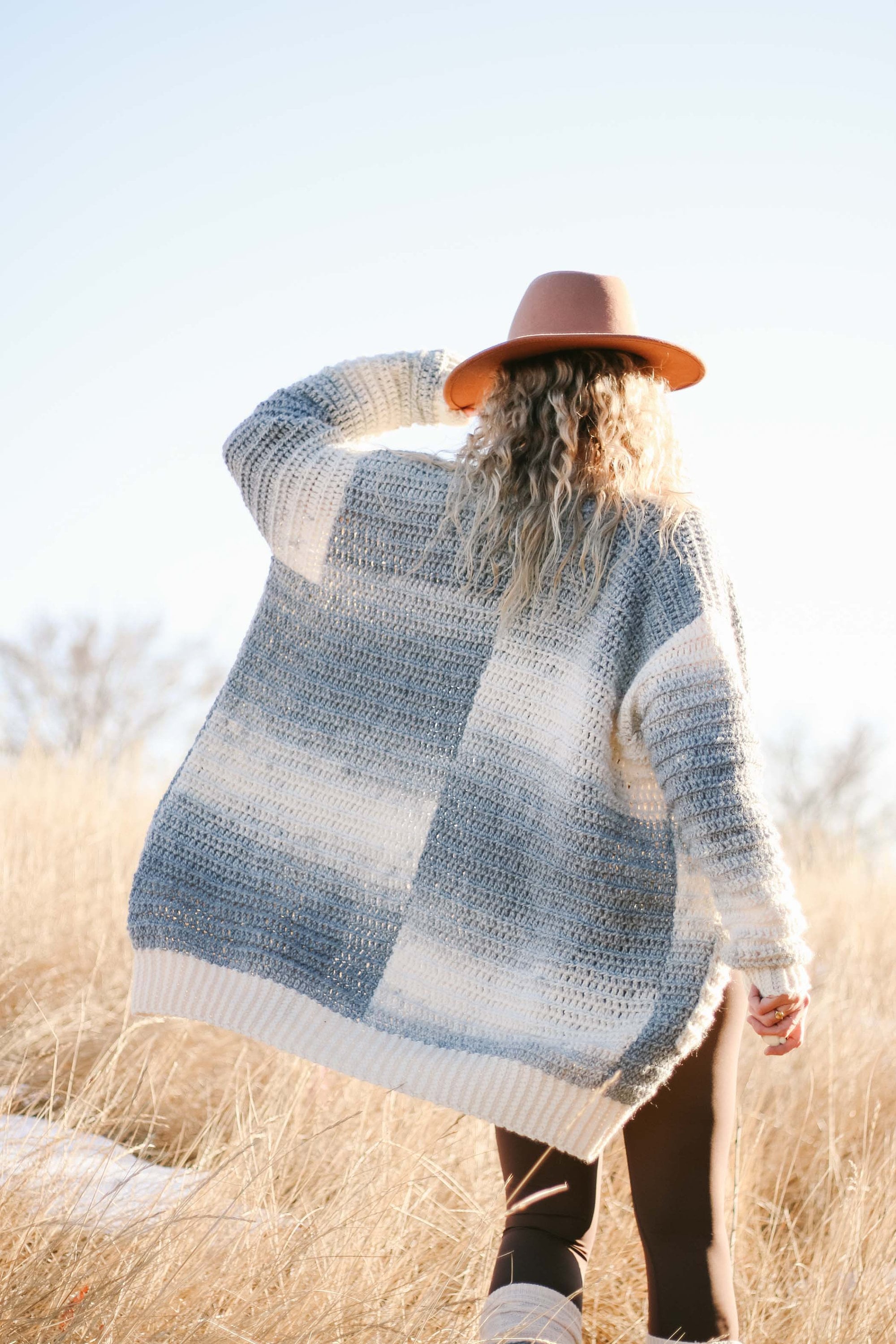 Crochet Pattern / Baggy Patchwork Sweater / Long Crochet Cardigan With ...