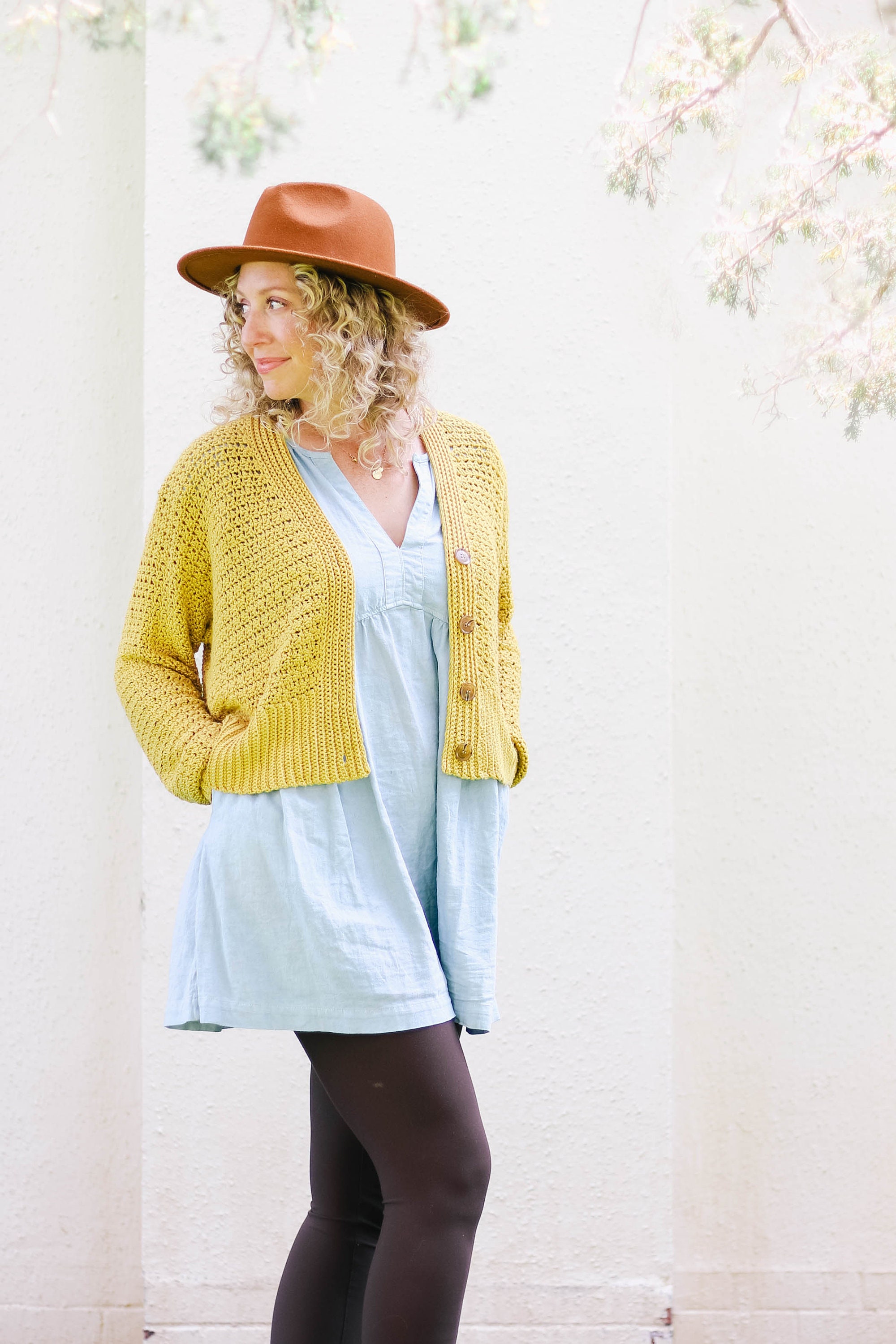 Crochet Pattern / Easy Cropped Cardigan / Seamless Sweater / Buttons ...