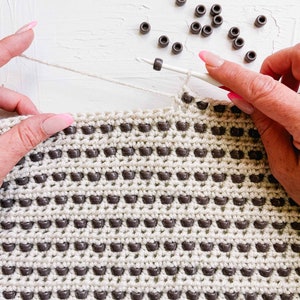 Crochet Pattern / Crochet Weighted Blanket / DIY Bead Blanket / Easy ...