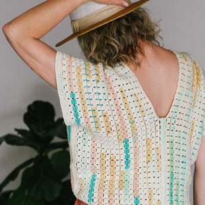 Crochet Pattern / Summer Crochet Top / Crochet Rectangle Top / Easy ...