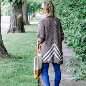 Crochet Pattern / C2C Crochet Cardigan / Rectangle Cardigan / Easy ...