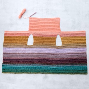 Crochet Pattern / Crochet Gradient Cardigan / Made From Remixed Yarn ...
