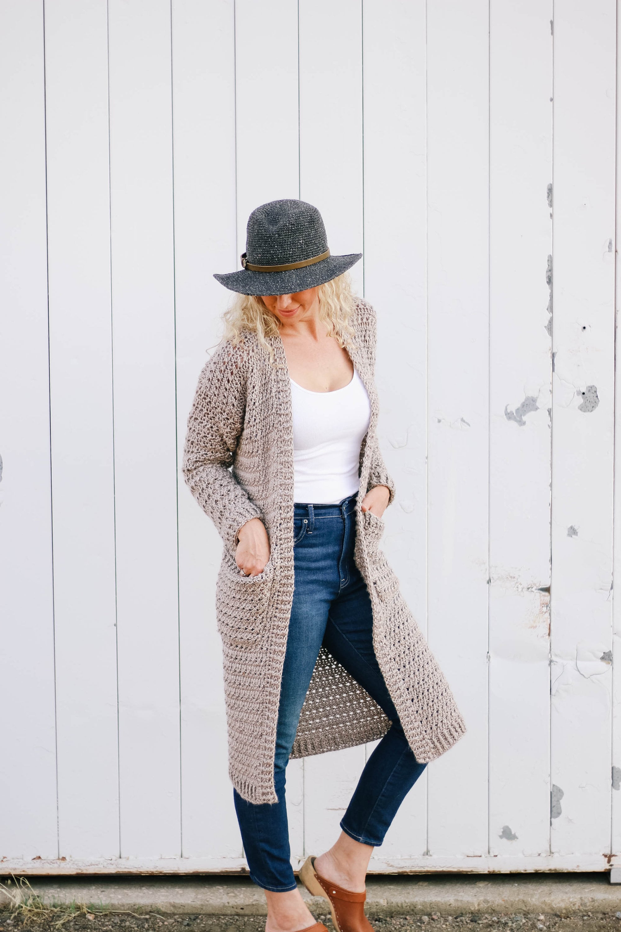 Crochet Pattern / Easy First Cardigan / Beginner Crochet - Etsy