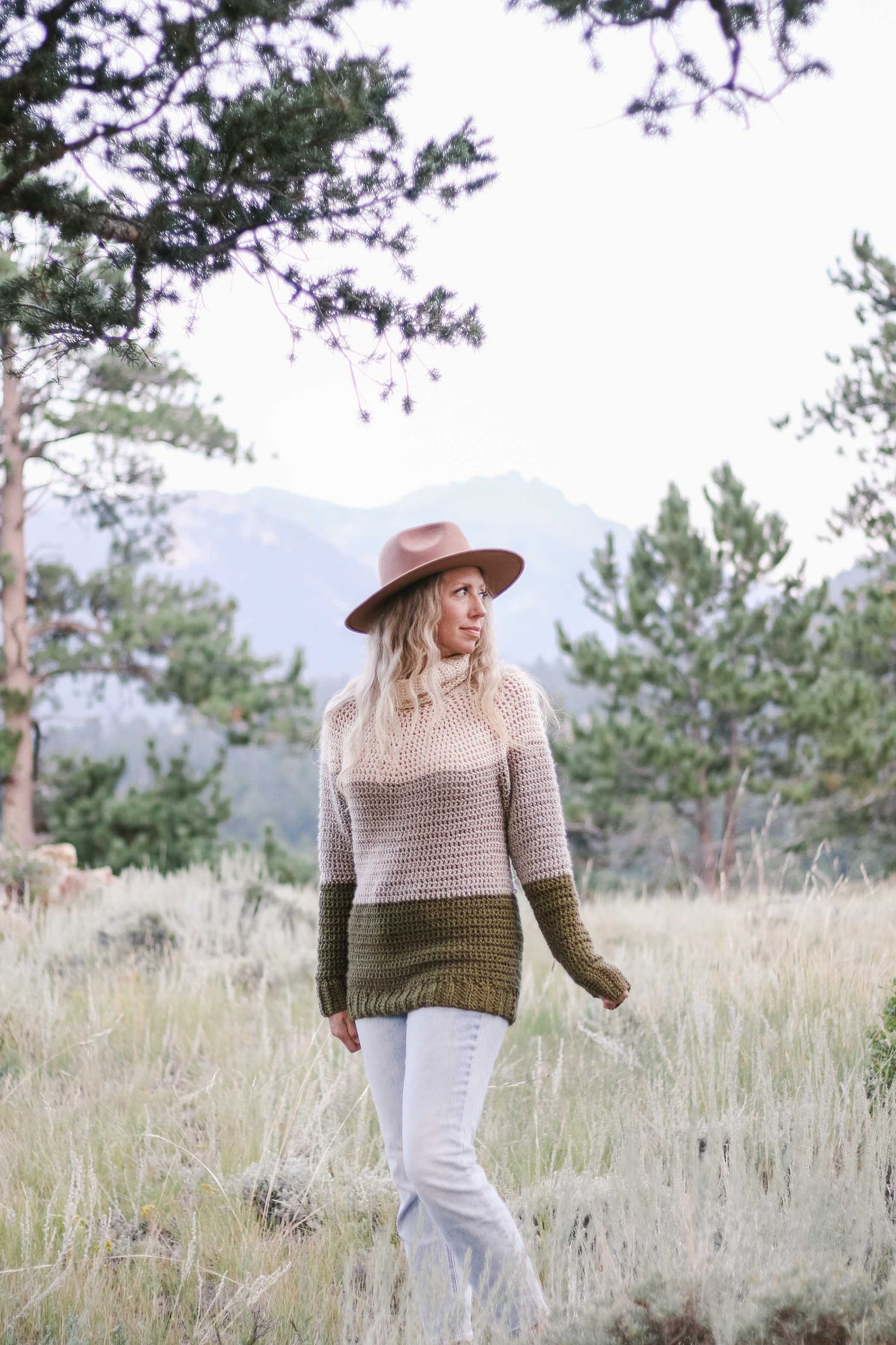 Crochet Pattern / Easy Yoke Sweater Pattern / Beginner Crochet | Etsy