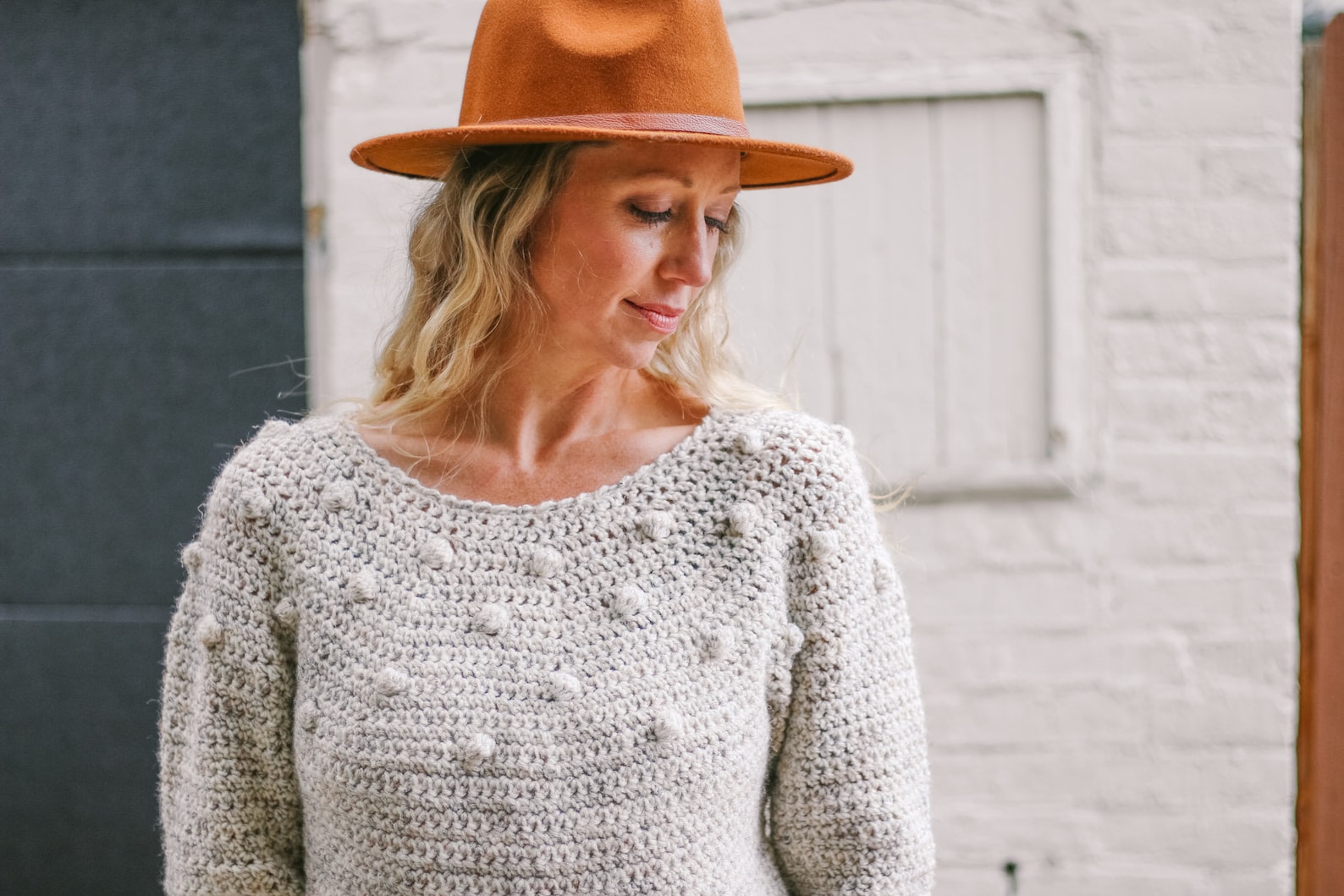 Crochet Pattern / Easy Yoke Sweater / Crochet Bobble Sweater / Top Down ...