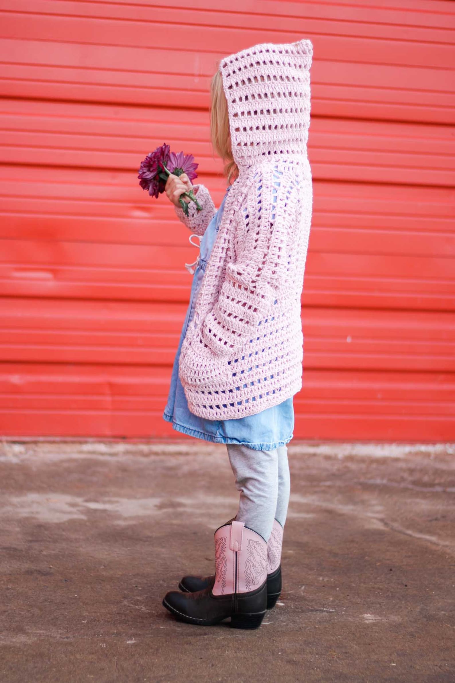 Crochet Pattern / Girls Crochet Cardigan / Hexagon Sweater for Kids ...