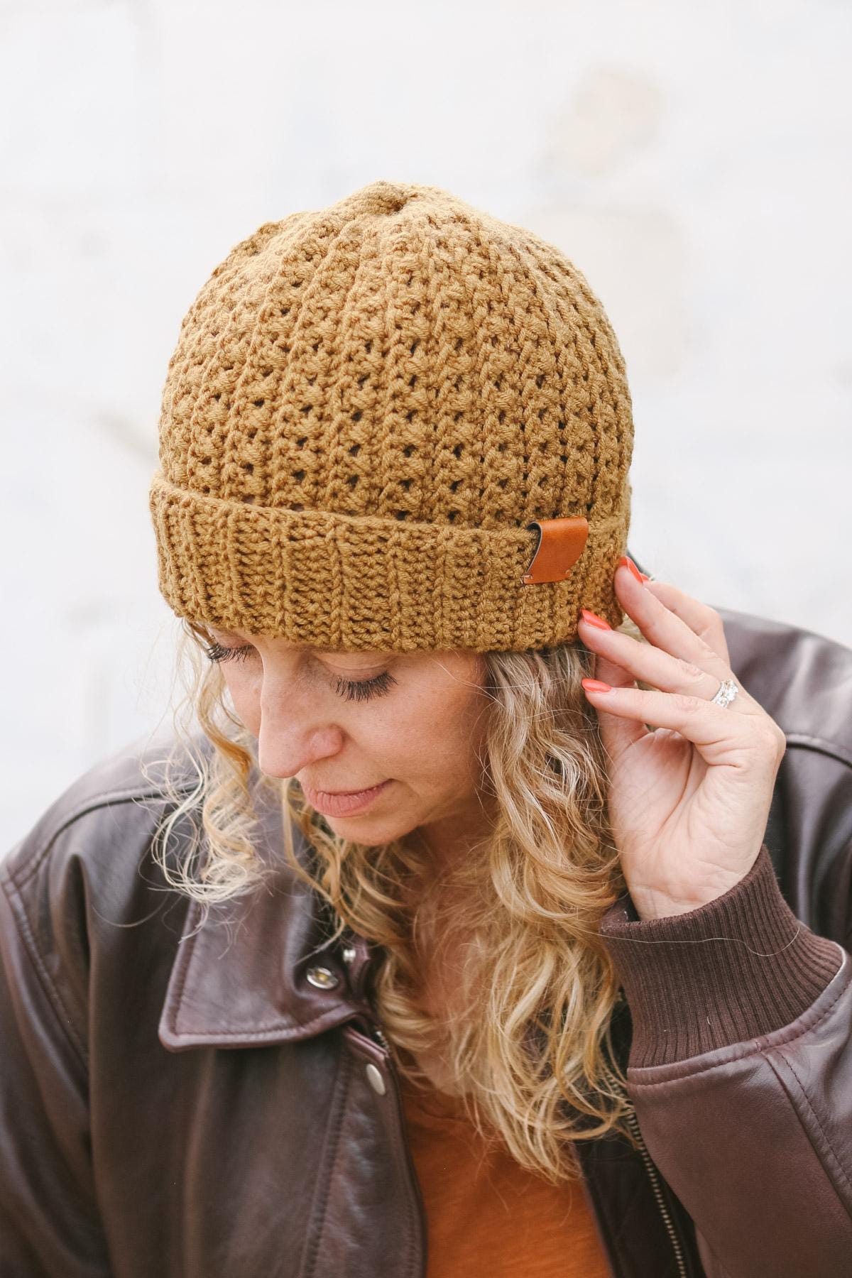 CROCHET PATTERN / Quick Crochet Beanie / Easy Double Crochet Hat / Men ...