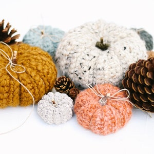 Crochet Pattern / Rectangle Pumpkins / Easy Fall DIY Centerpieces ...
