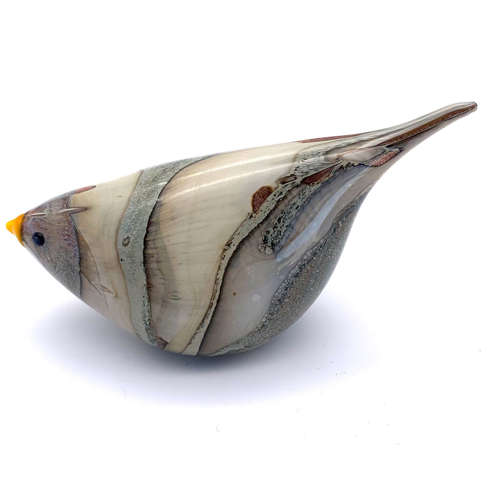 Lido Murano Glass Bird Hand Blown Glass Bird Collectible - Etsy