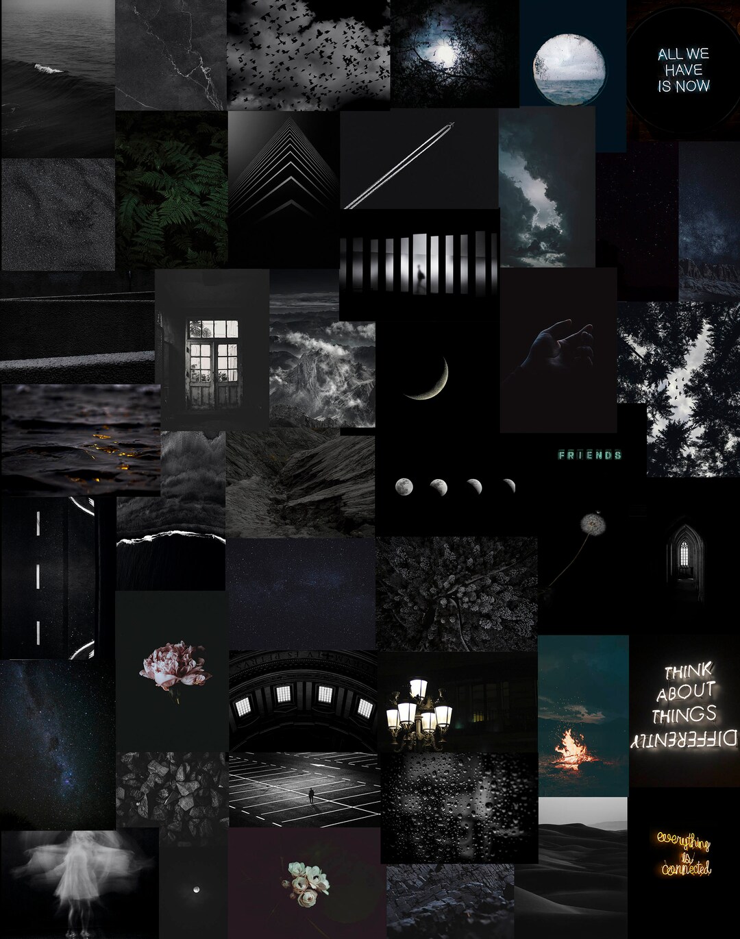 Tezza Inspired, Grunge Photo Wall, Collage Wall Kit, Printable Set of ...