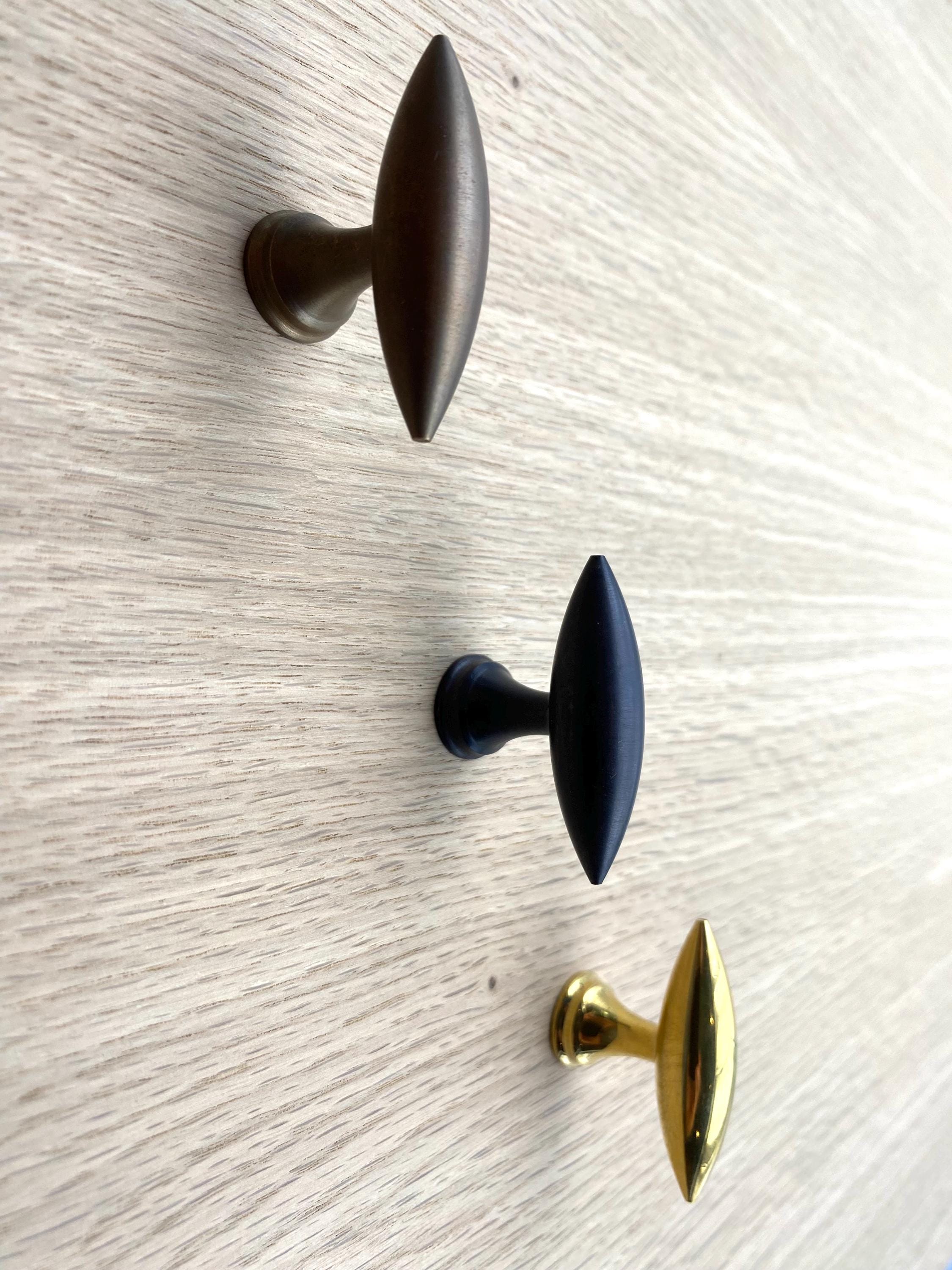 Sandcast Brass Olive Furniture Knob (belgian Style Interiors) - Etsy