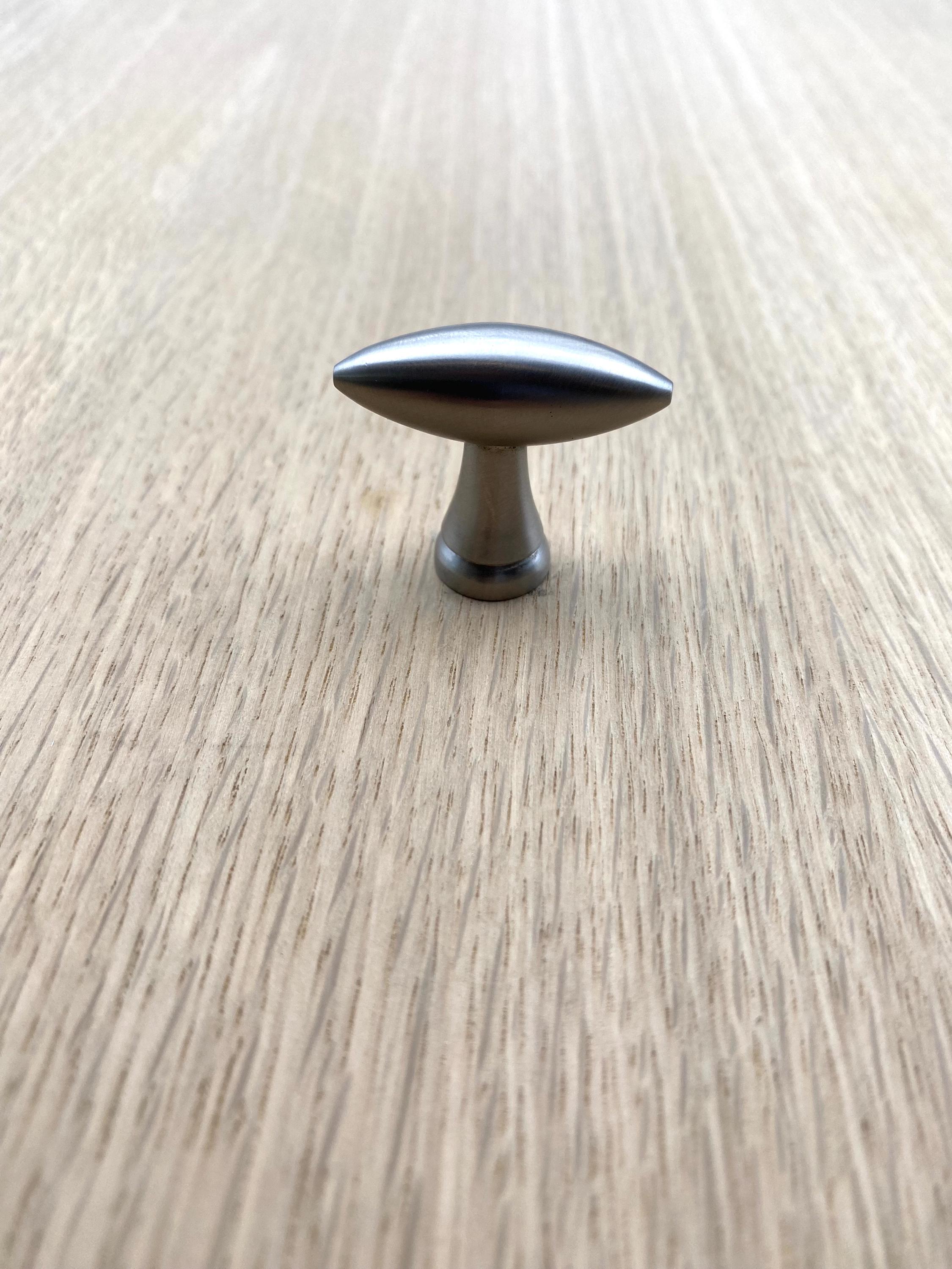 Sandcast Brass Olive Furniture Knob (belgian Style Interiors), Small ...