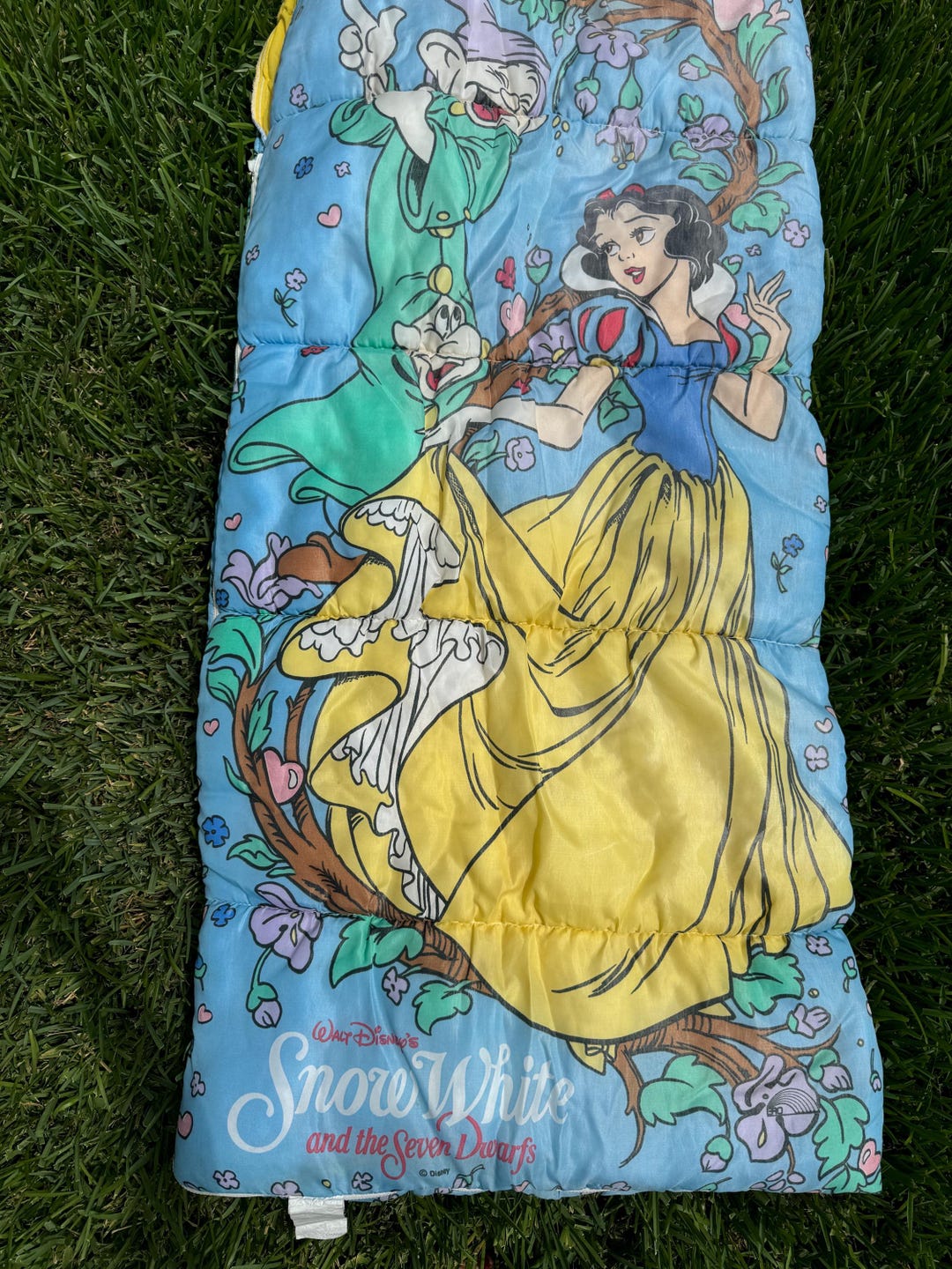 Vintage Disney Snow White and the Seven Dwarfs Sleeping Bag - Etsy