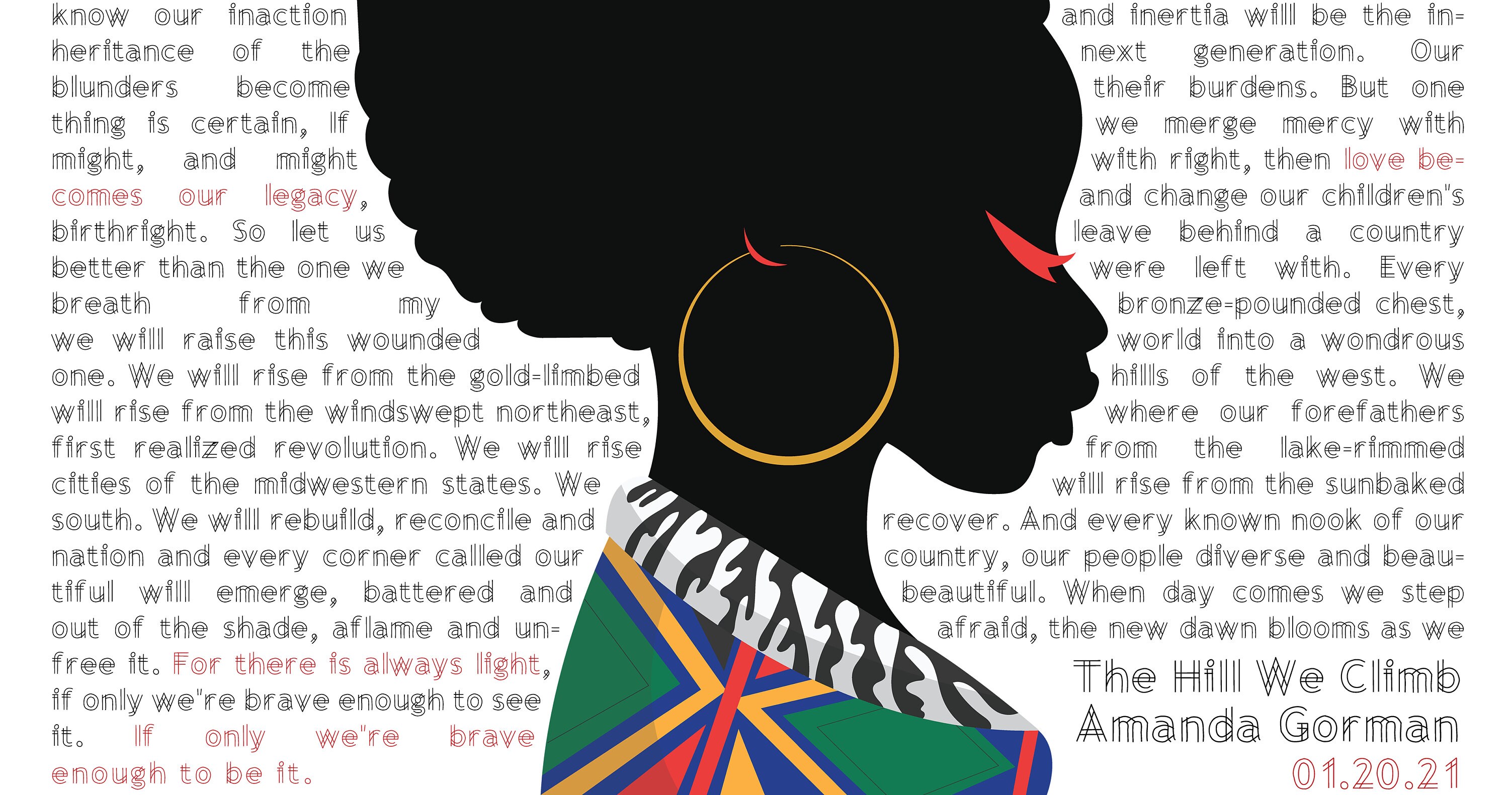 Amanda Gorman Full Poem Printable SVG PDF PNG the - Etsy UK