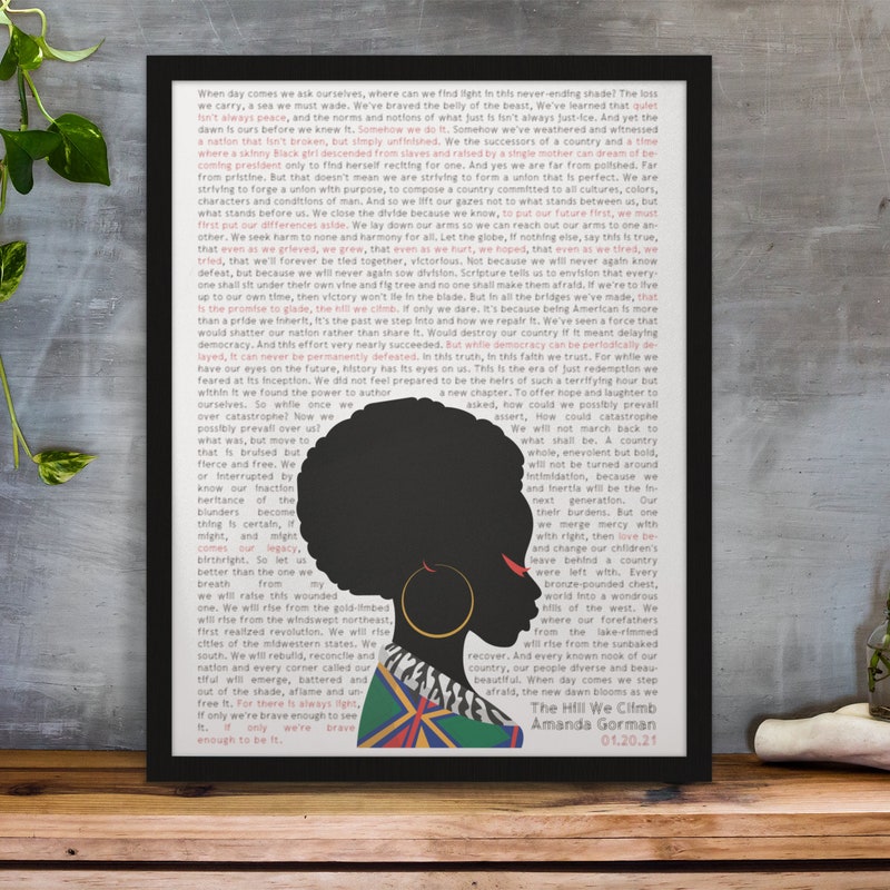 Amanda Gorman Poster - Etsy