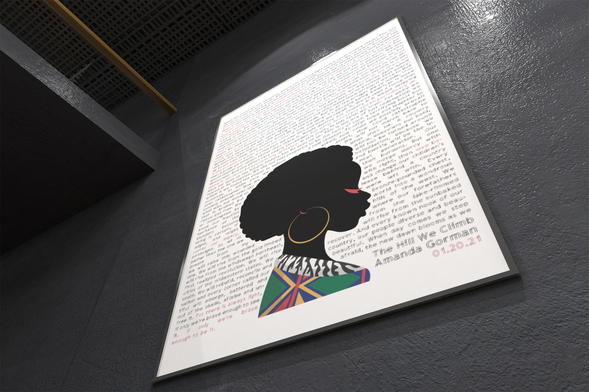 Amanda Gorman Full Poem Printable SVG PDF PNG the - Etsy UK