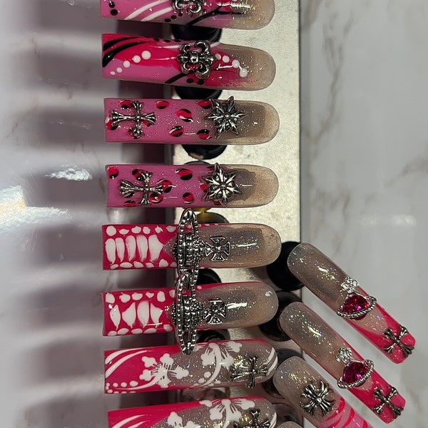 Pop on Nails - Etsy