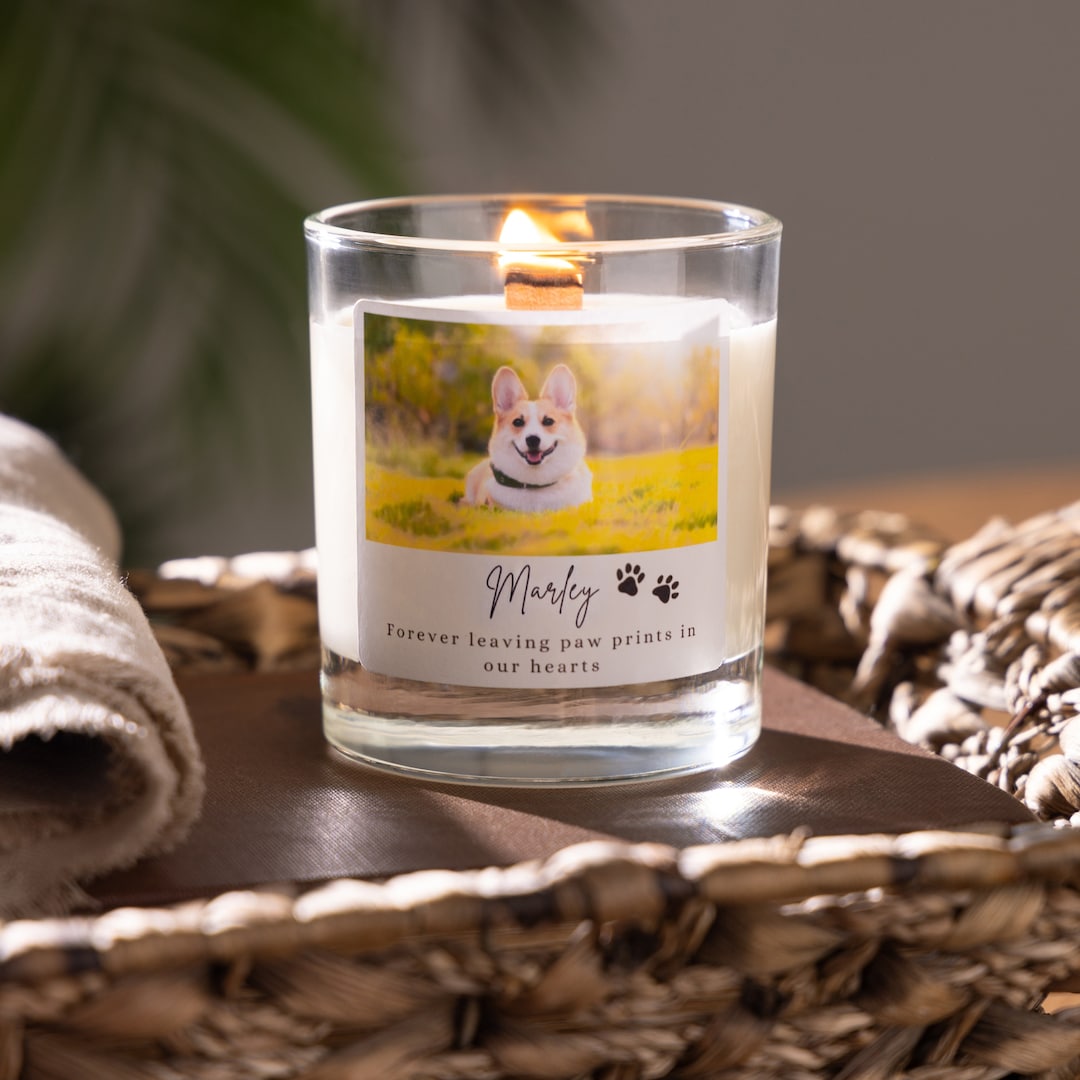 Pet Memorial Candle, in Loving Memory, Pet Loss Memorial Gift ...