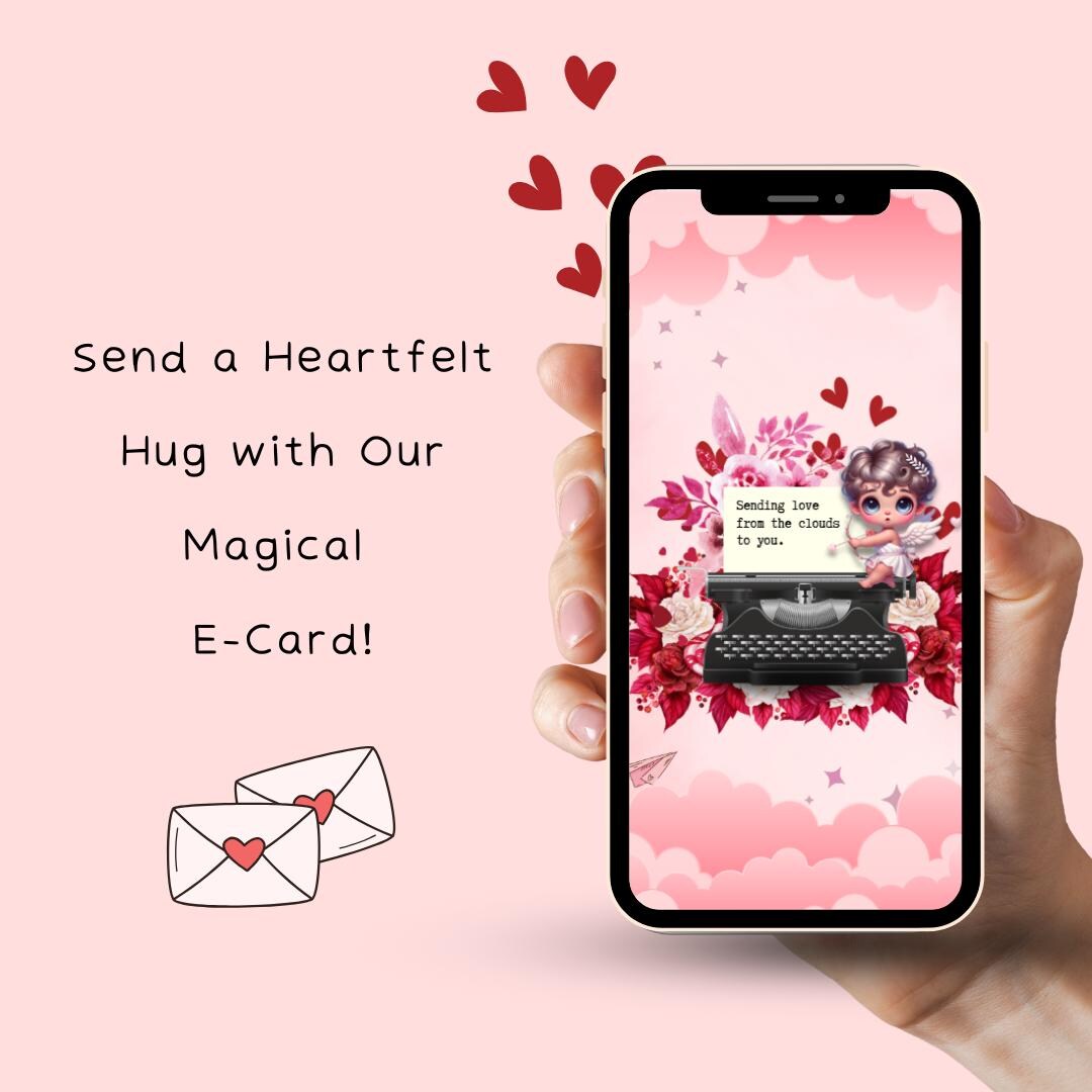 Send a Heartfelt Hug With Our Magical E-card! - Etsy