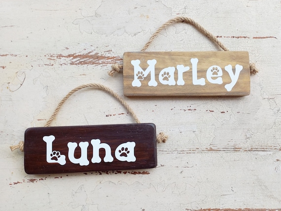 Dog House Sign in Wood Dog Name Wood Sign Personalized - Etsy