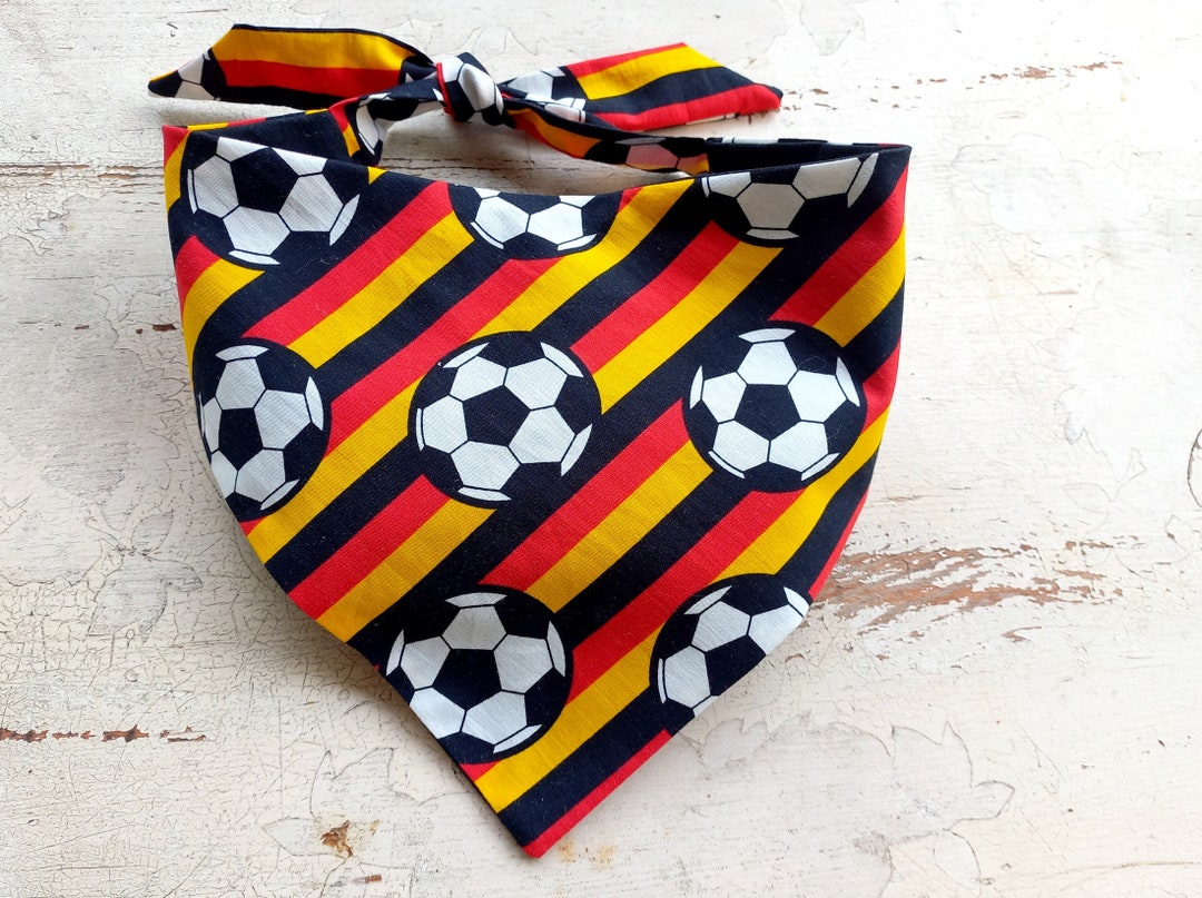 German Flag Dog Bandana, World Cup Dog Bandana, German Football Bandana ...