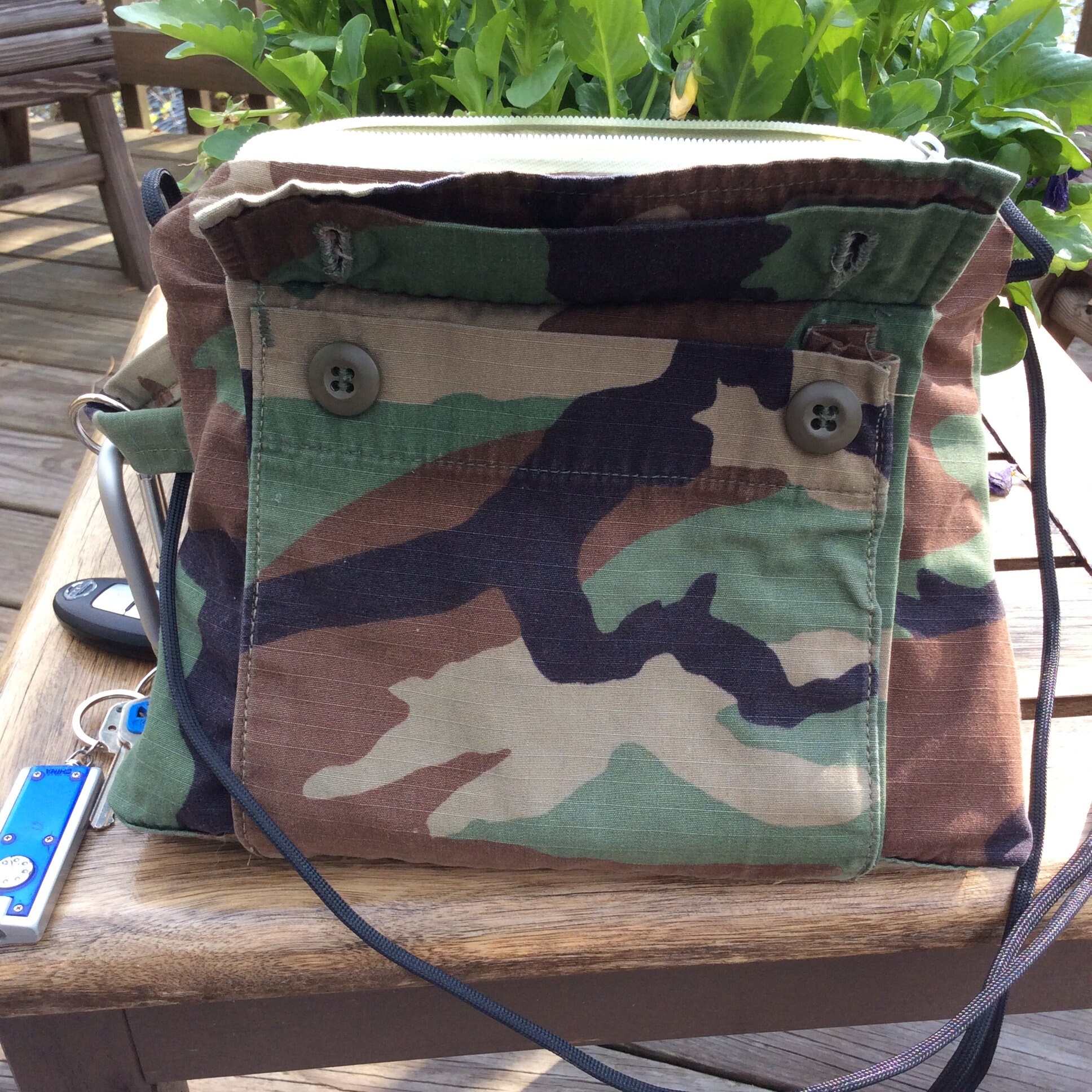 US Military Unisex Cross Body Bag Repurposed From U S Military Uniform ...