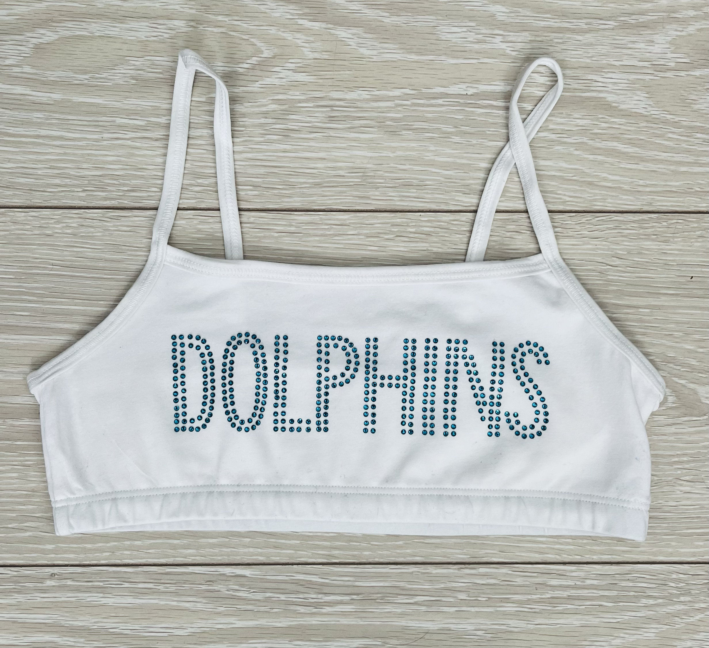 Custom Football Rhinestone Cami Bra - Etsy
