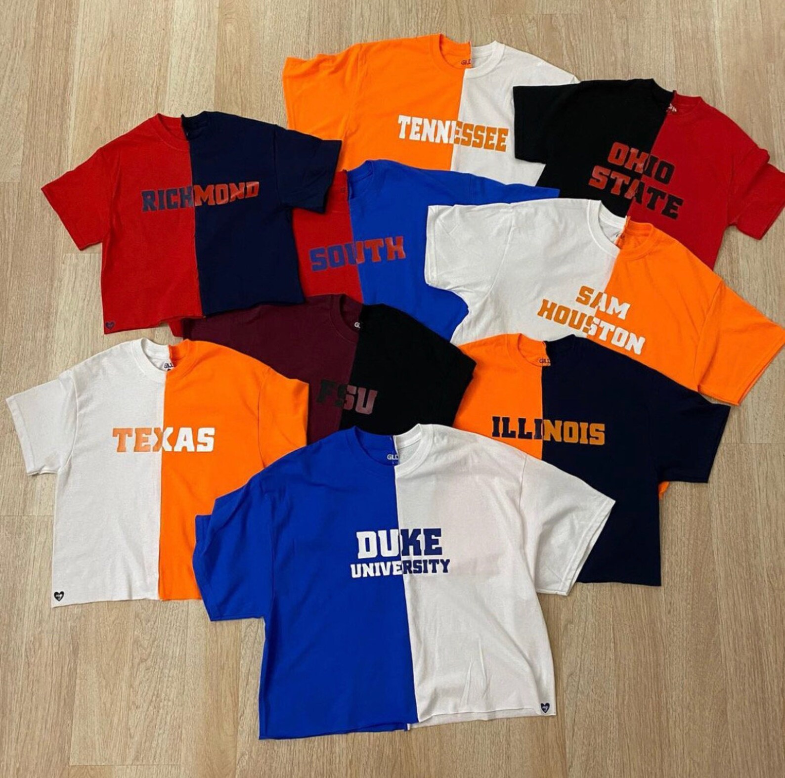 Custom College Half Shirts - Etsy