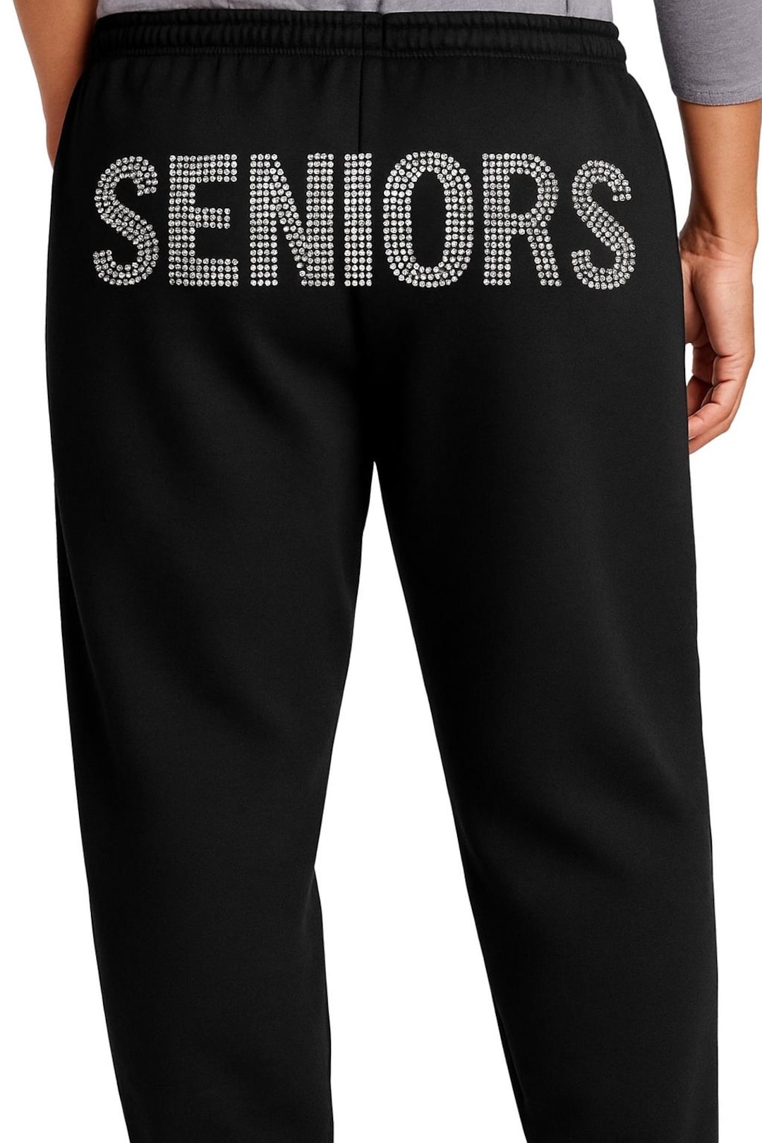 Custom Senior Rhinestone 2 Color Sweatpants - Etsy