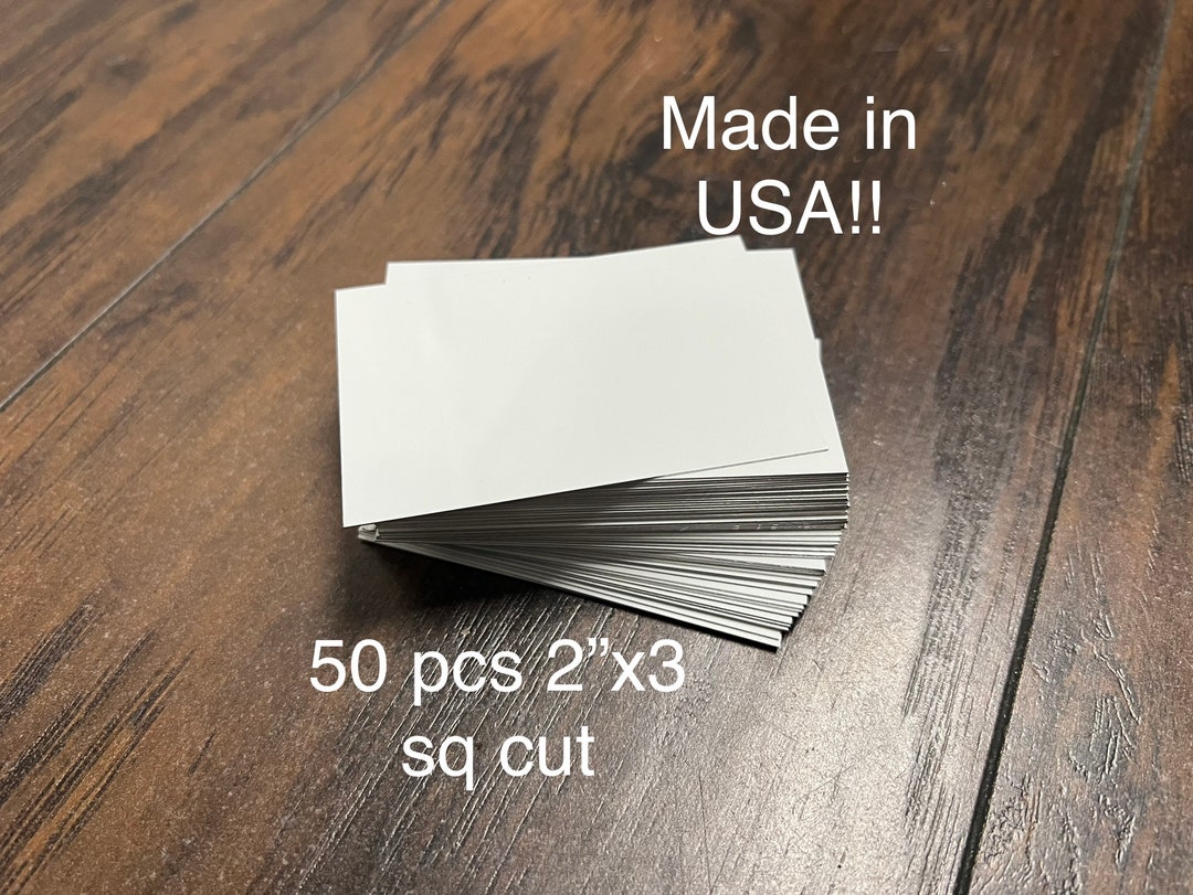 50ea Aluminum Sublimation Name Badge Blanks 2" X 3" - Etsy