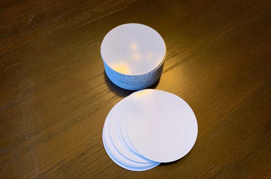 100ea 1-1/2" CIRCLE - DISC for Dye Sublimation No Hole - Etsy