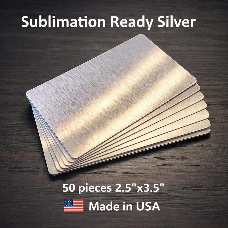 Aluminum Business Cards - Etsy