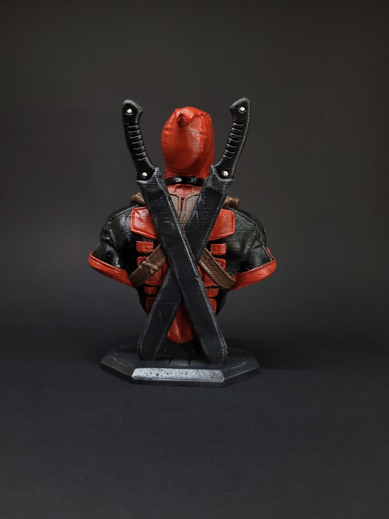 Deadpool Bust glossy Varnish Deadpool Sculpture Deadpool Bust 3D ... Deadpool Bust glossy Varnish Deadpool Sculpture Deadpool Bust 3D ...