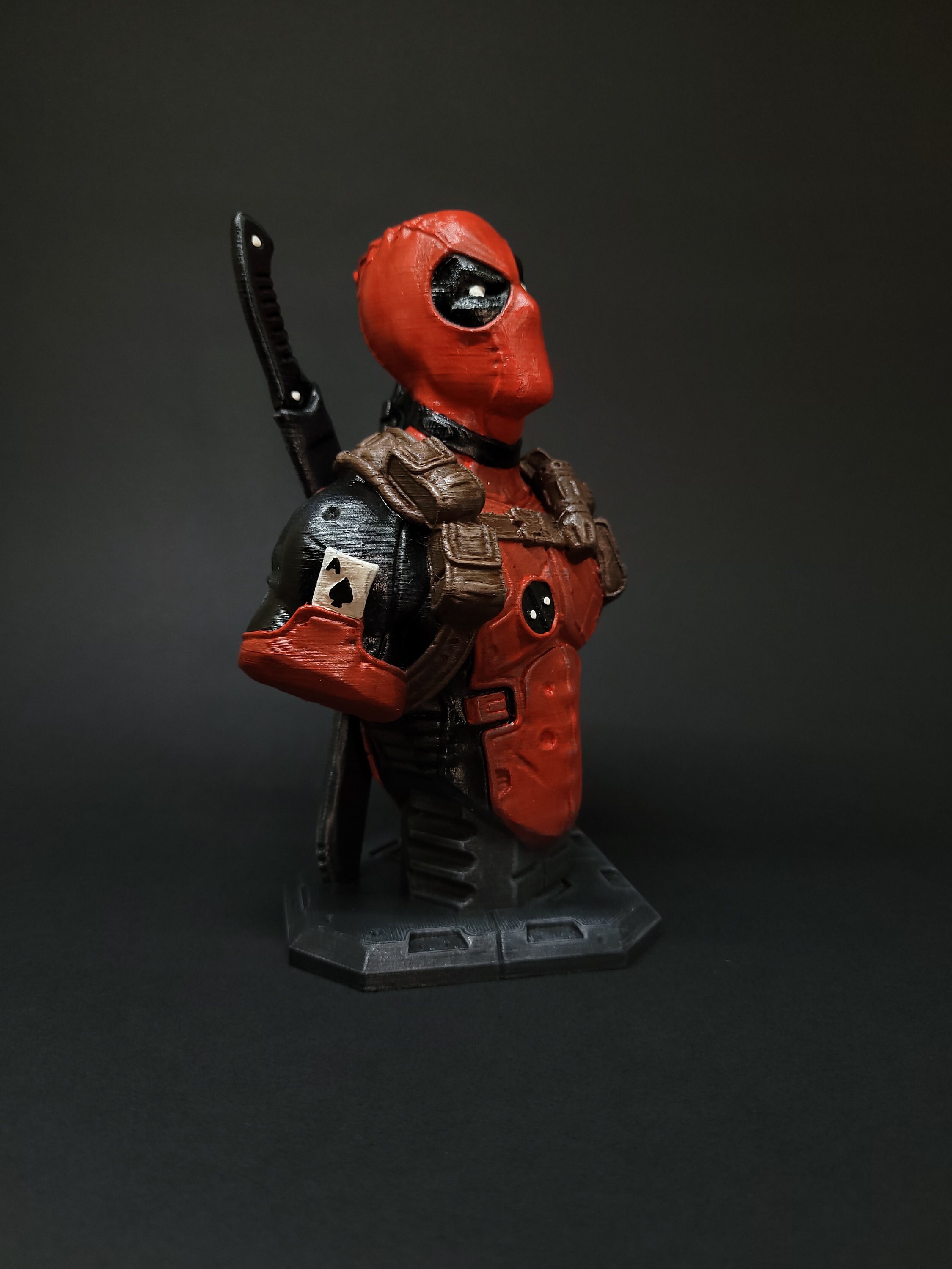 Deadpool Bust glossy Varnish Deadpool Sculpture Deadpool Bust 3D ... Deadpool Bust glossy Varnish Deadpool Sculpture Deadpool Bust 3D ...