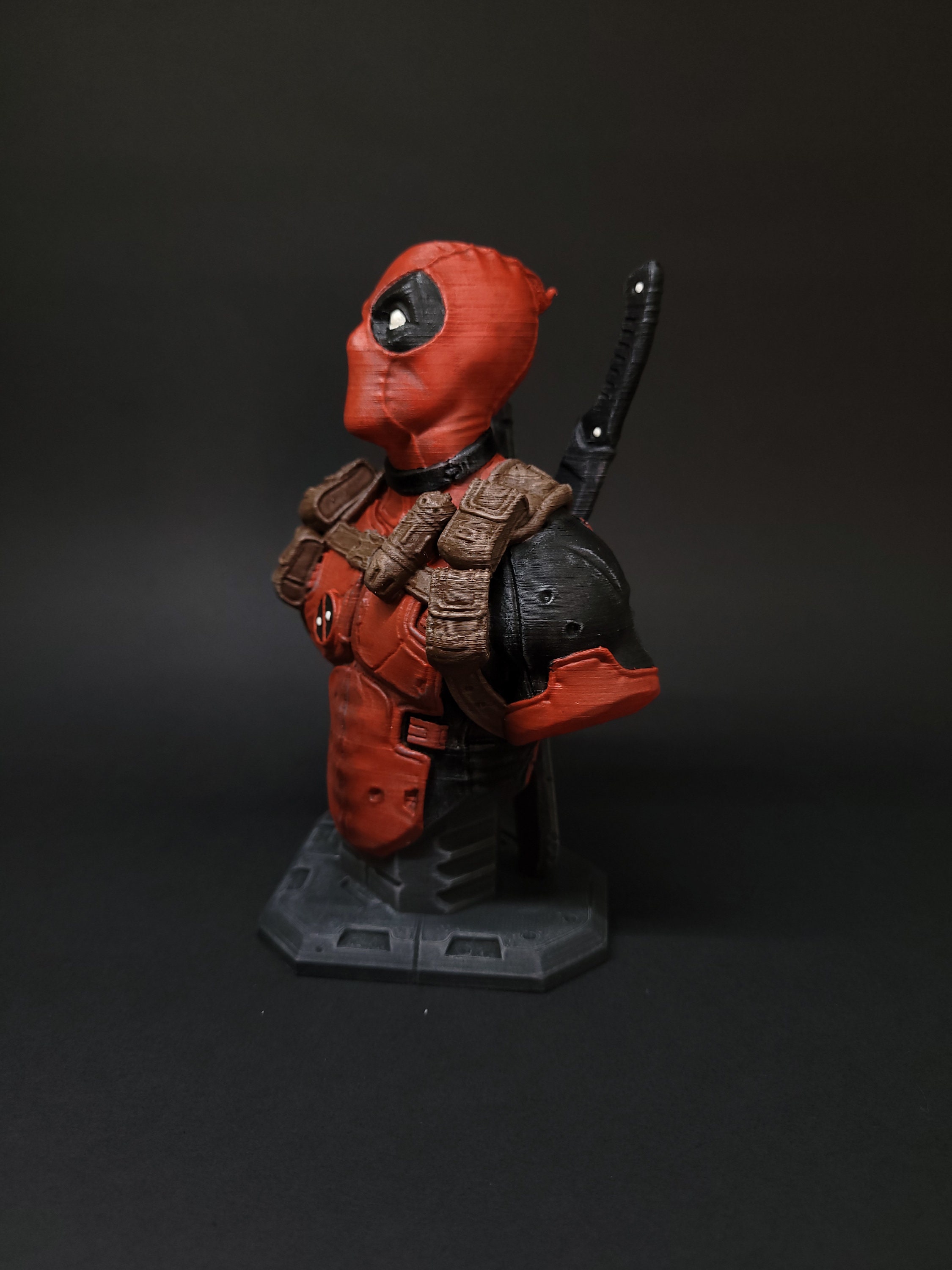 Deadpool Bust matte Varnish Deadpool Sculpture Deadpool Bust 3D Printed ... Deadpool Bust matte Varnish Deadpool Sculpture Deadpool Bust 3D Printed ...