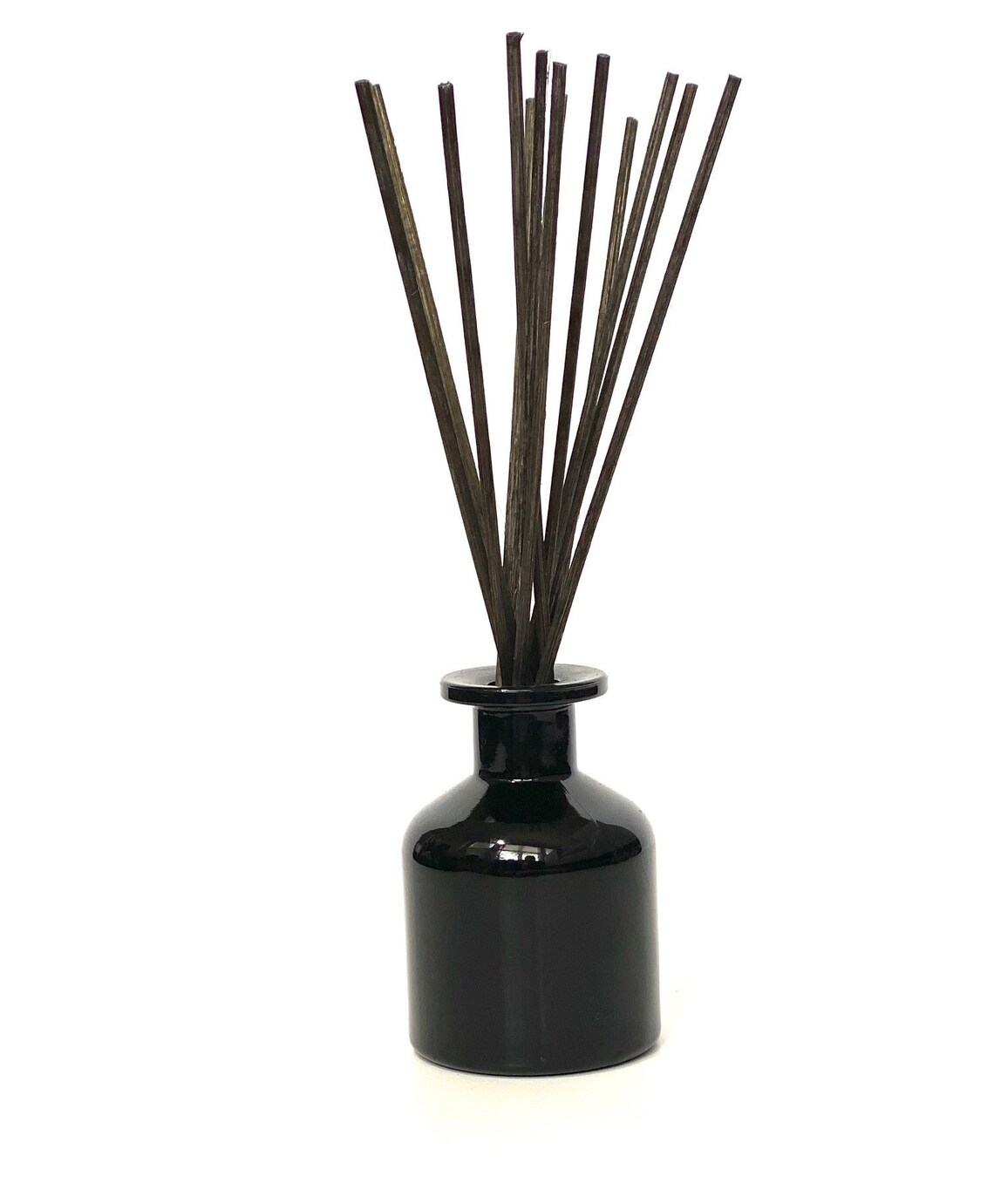 Reed Diffuser Black Glass Home Decor Home Fragrance - Etsy