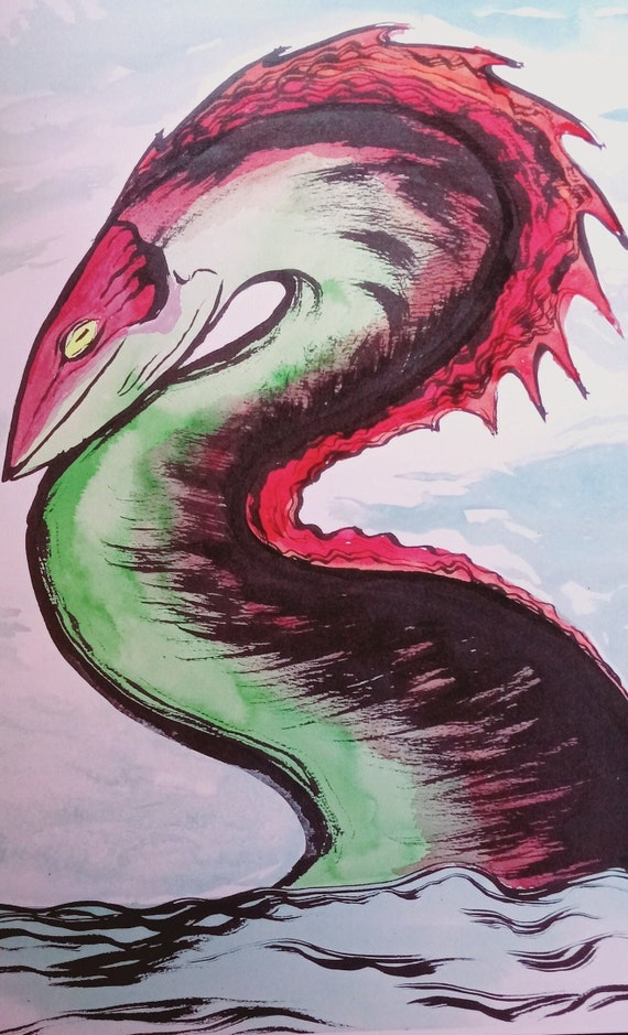 Disegno Serpente Marino