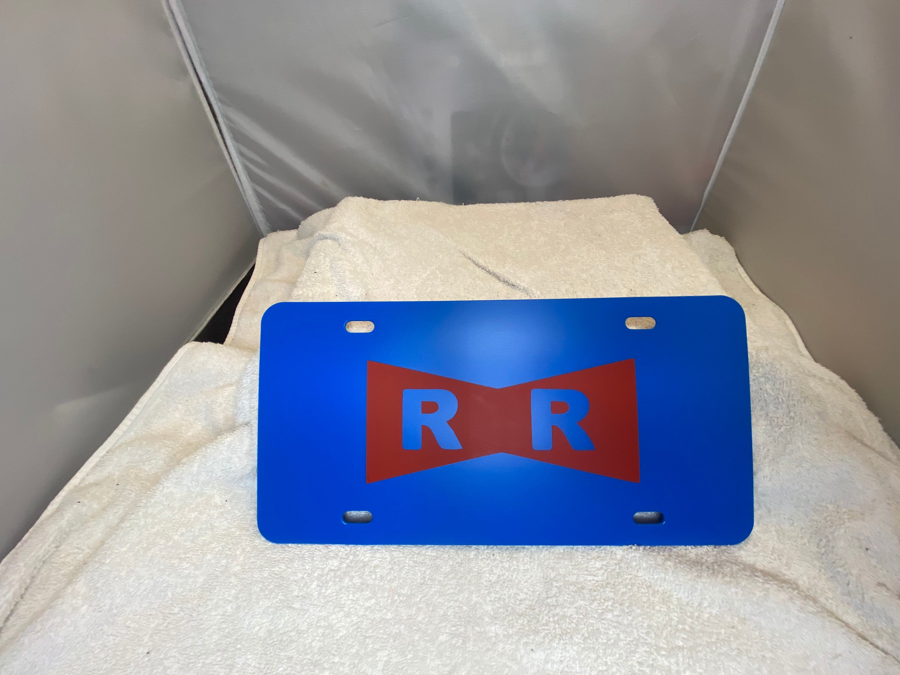 Dragon Ball Z Red Ribbon Army License Plate - Etsy