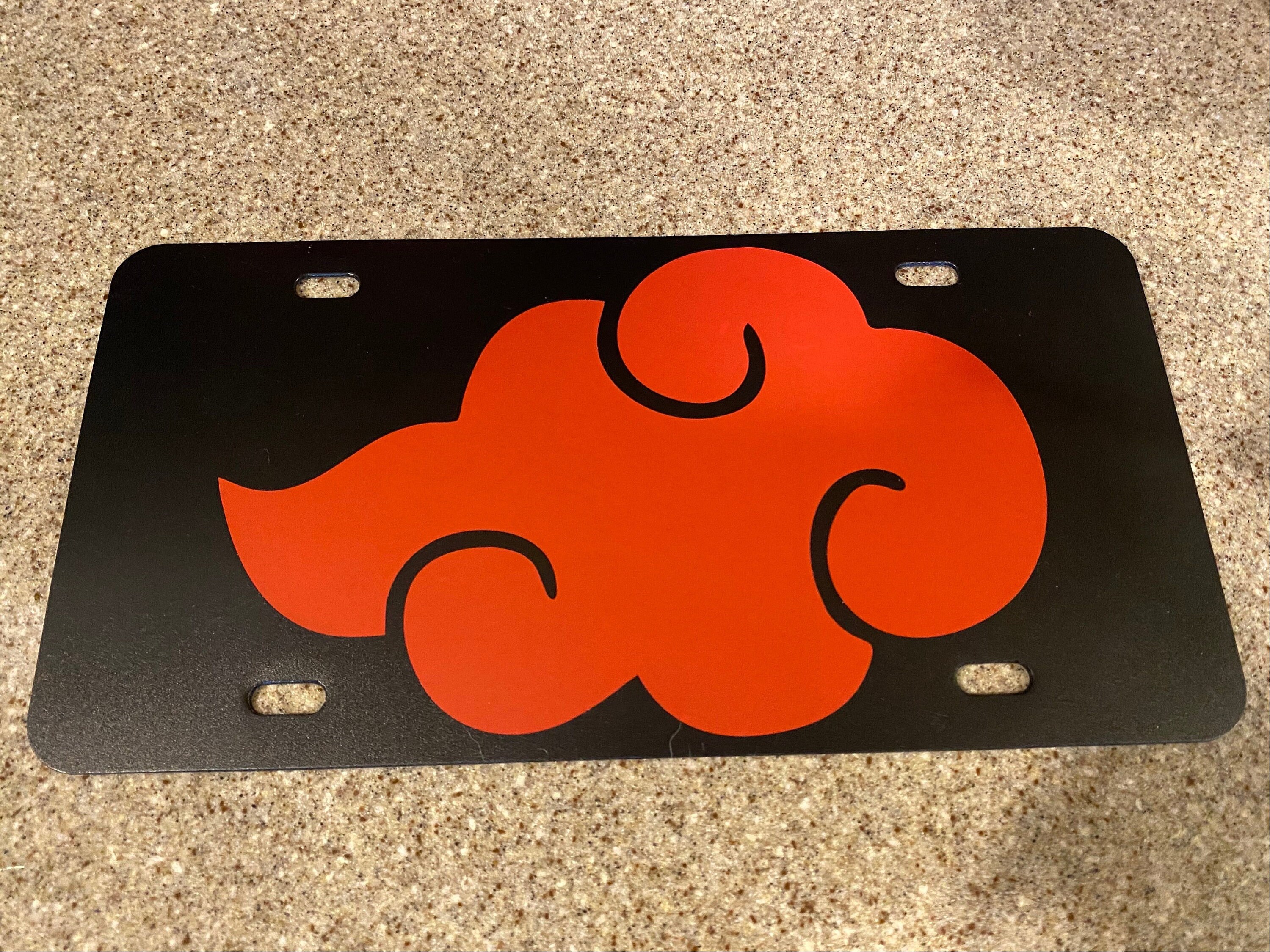 Naruto Akatsuki License Plate - Etsy
