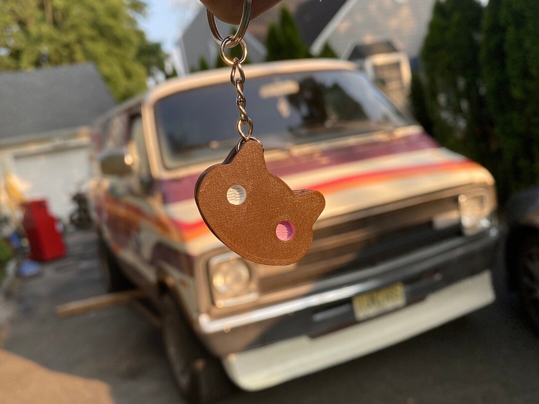 Cookie Cat Keychain - Etsy
