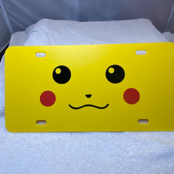 Anime Front License Plate - Etsy